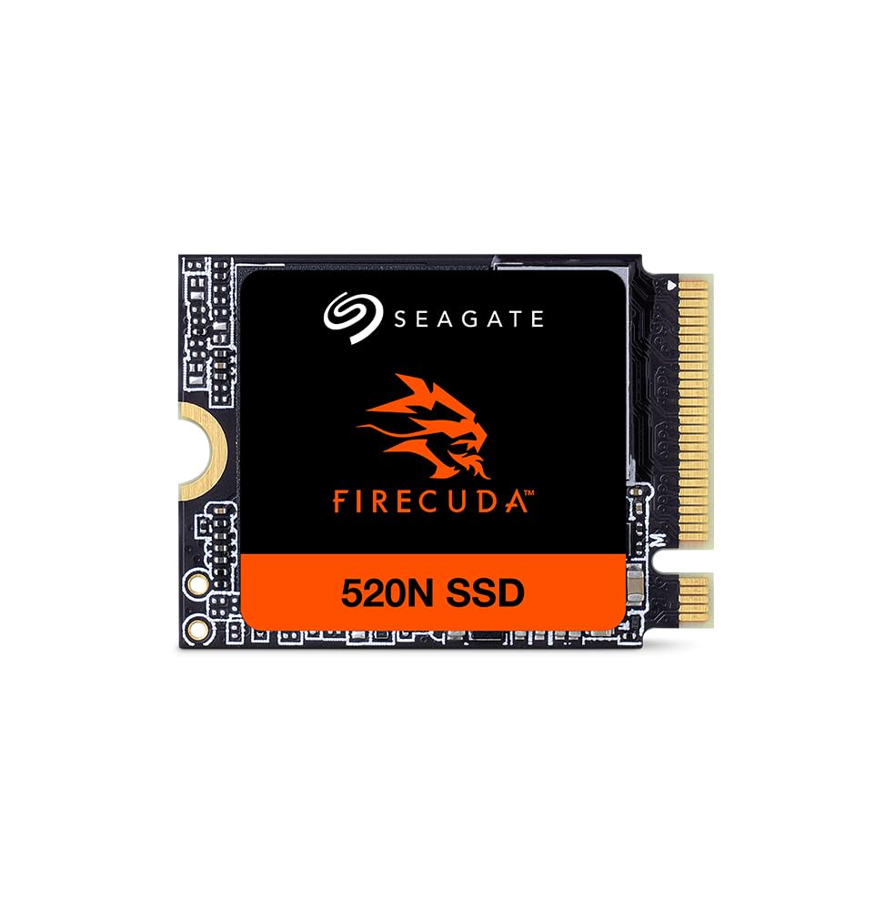 Seagate FireCuda 520N SSD 2TB SSD - M.2 2230-S2, PCIe Gen4 ×4 NVMe 1.4, speeds up to 5000MB/s, Compatible with Steam Deck, Microsoft® Surface, Laptop, with Rescue Services (ZP2048GV3A002)