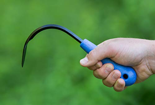 CobraHeadĀ® Mini Weeder & Cultivator Garden Hand Tool - Forged Steel Blade - Recycled Plastic Handle - Ergonomically Designed for Digging, Edging & Planting - Perfect for Small Gardening Jobs