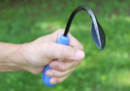 CobraHeadĀ® Mini Weeder & Cultivator Garden Hand Tool - Forged Steel Blade - Recycled Plastic Handle - Ergonomically Designed for Digging, Edging & Planting - Perfect for Small Gardening Jobs