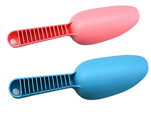 Annymall Composite Muti-Functional Scoop, 2 Piece Plastic Homegrown Gardening Tool Flowerpot Shovel Scoop, Pet's Food Scoop, Beach Sand Shovel 10ββ