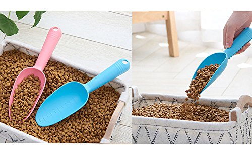 Annymall Composite Muti-Functional Scoop, 2 Piece Plastic Homegrown Gardening Tool Flowerpot Shovel Scoop, Pet's Food Scoop, Beach Sand Shovel 10ββ