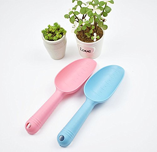 Annymall Composite Muti-Functional Scoop, 2 Piece Plastic Homegrown Gardening Tool Flowerpot Shovel Scoop, Pet's Food Scoop, Beach Sand Shovel 10ββ