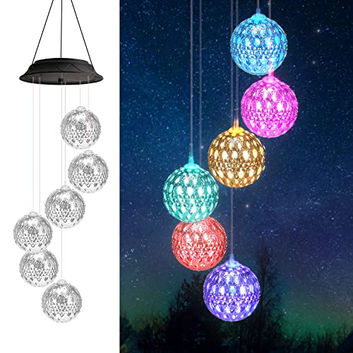 Gifts for Mothers Day,Yard Decor Lights, Solar Wind Chimes Outdoors, Gifts for Mom/Women/Grandma/Daughter/Sister/Aunt/Friend/Wife and Sister,Mom Birthday Gifts, Garden Decor,Gardening Gift for Women
