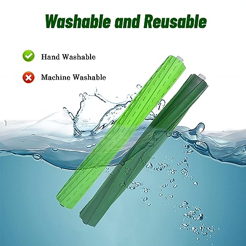 Zmerob S9 Replacement Brushes Parts for iRobot Roomba S9 (9150) S9+ S9 Plus (9550) S Series Wi-Fi Connected Robot Vacuum Cleaner, 3 Set Multi-Surface Rubber Roller Brushes