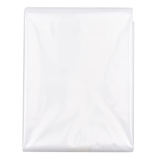 EWONICE Farm Clear Greenhouse Plastic Film Sheeting Cover, 6 mil UV Resistant Polyethylene Film, Hoop House Garden Green House Plant Cover Sheeting (6.5 ft x 19.7 ft)