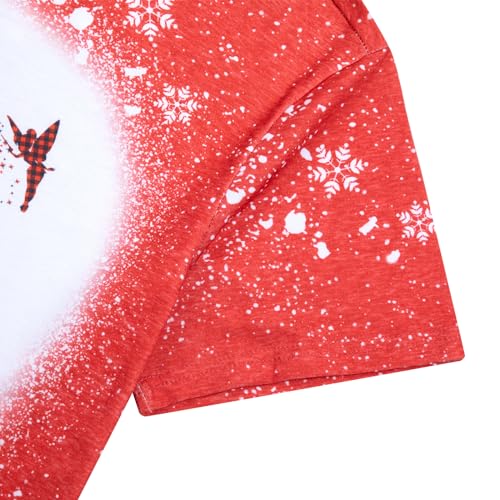 Women Magical Christmas T Shirt Merry Christmas Shirt Xmas Magic Kingdom Shirts Magic Castle Holiday Short Sleeve Top Tee Red