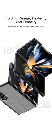 Leather Case for Samsung Galaxy Zfold4 Zfold3 Zfold Z Fold 5 4 3 Fold5 Fold4 Fold3 5G Silicone Shockproof,Gray,03,for Samsung Z Fold3