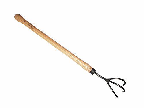 Tierra Garden Dewit 3-Tine Cultivator with Drop Grip Handle
