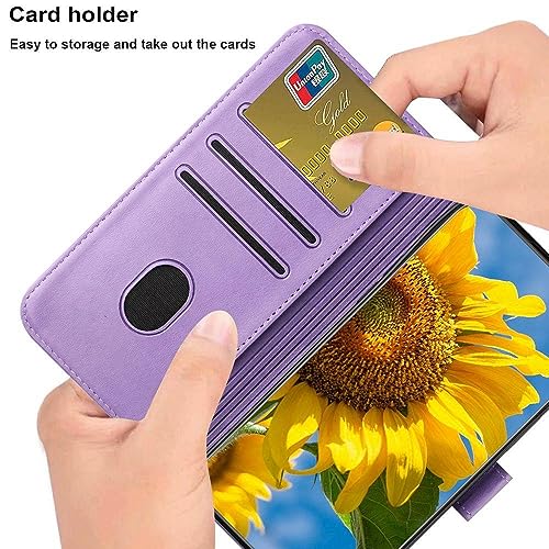 Leather Case for Samsung Galaxy Z Flip 3 4 5 Flip3 Flip4 Flip5 Fold 3 4 5 Fold3 Fold4 Fold5 5G Case Wallet Phone Cover,Green,for Samsung Z Flip 5
