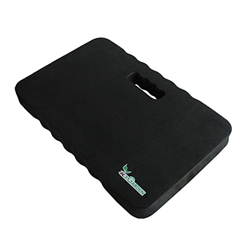 xGarden - Portable Kneeling Pad for Gardening - High Density Foam Kneeler with Carrying Handle - Extra Thick Foam Cushion - Waterproof - Versatile - Indoor or Outdoor - 17.5" x 11" x 1.5" - Black
