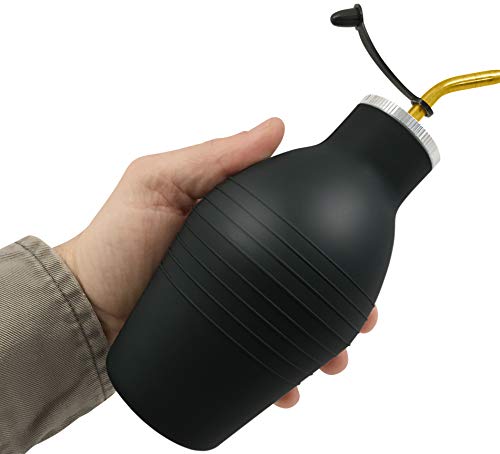 Dr. Killigan's The Insect Buster - Bulb Duster, Sprayer, Applicator, Dispenser for Diatomaceous Earth and Other Powders - a Non-Toxic, Natural and Safe Tool - Large (14oz)