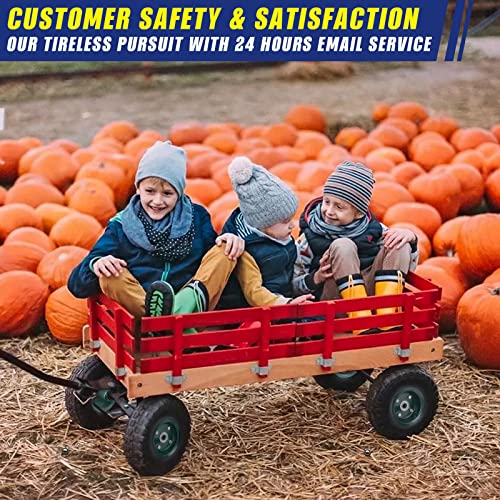4 Pcs 10" Flat Free Tires Solid Pneumatic Tires Wheels, 4.10/3.50-4 Air Less Tires with 5/8" Center Bearings, for Wheelbarrow/Dolly/Garden Wagon Carts/Hand Truck/Wheel Barrel/Lawn Mower, 4 Pack