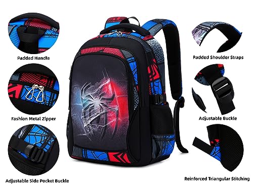 MTCSKY Backpack For Boys Elementary Kids School Bag Heavy Duty Bookbags Waterproof Durable Sturdy Boy Backpack