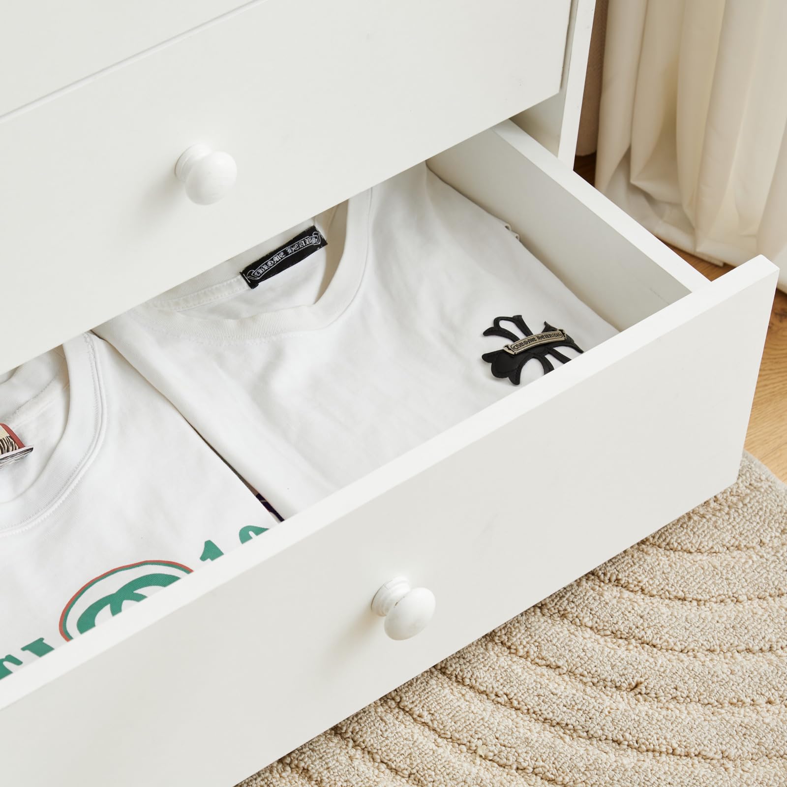 White Closet Shelves With Hanging Closet Kit - Closet Organizer System - Corner Closet System - Closet Organizers And Storage Shelves - Closet Shelving Closet Organizer For Home GYM 104 x 37 x 175CM