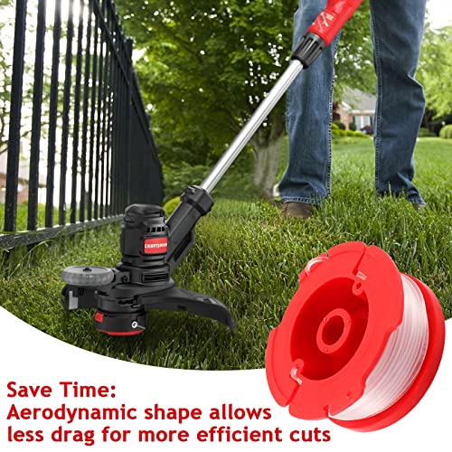 8Pcs String Trimmer Line Spool Replacement for Craftsman Weed Eater CMZST065 CMZST0653 CMCST900 CMESTA900 CMESTE920 CMCST98020 CMZST065 Grass Trimmer, Auto Feed 0.065 Trimmer Line Spool Parts