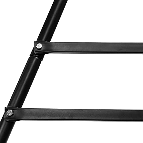 LMYE Swing Stand, New Upgraded Extended Metal Swing Frame with Ground Nail for Most Swings, Length 36", Height 72.8" Saucer Swing NOT Included