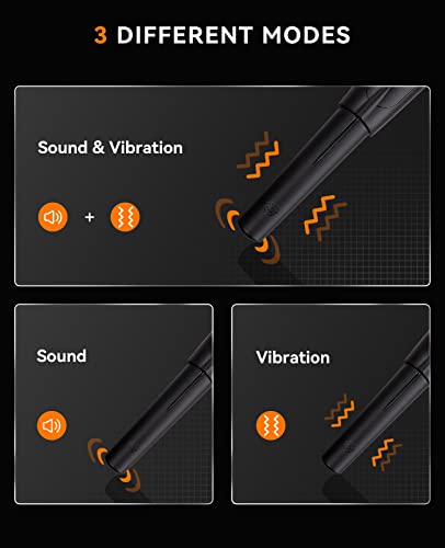 SUNPOW Metal Detector Pinpointer IP68 Waterproof Handheld Pin Pointer Wand with Belt Holster Treasure Hunting Tool Accessories, Buzzer Vibration Sound (Three Mode)