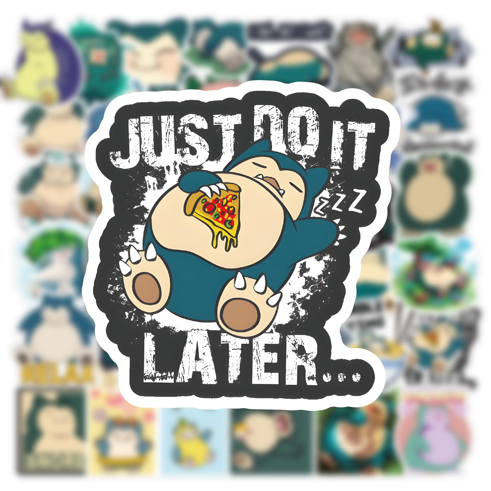 52Pcs Cute Anime Stickers Pack, Cartoon Aesthetic Vinyl Waterproof Sticker Decals for Water Bottle,Laptop,Phone,Hard Hat,Skateboard,Scrapbooking,Bumper for Kids Teens Adults