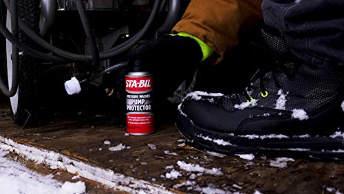 STA-BIL Pump Protector - Protects Pressure Washer Pumps and Other Internal Components During Storage, Next Gen Anti-Freeze and Lubricant Formula, 4oz (22007) , Red