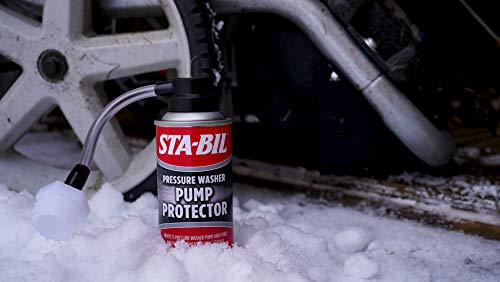 STA-BIL Pump Protector - Protects Pressure Washer Pumps and Other Internal Components During Storage, Next Gen Anti-Freeze and Lubricant Formula, 4oz (22007) , Red