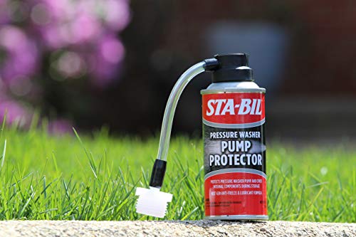 STA-BIL Pump Protector - Protects Pressure Washer Pumps and Other Internal Components During Storage, Next Gen Anti-Freeze and Lubricant Formula, 4oz (22007) , Red
