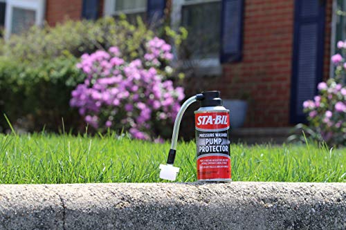 STA-BIL Pump Protector - Protects Pressure Washer Pumps and Other Internal Components During Storage, Next Gen Anti-Freeze and Lubricant Formula, 4oz (22007) , Red
