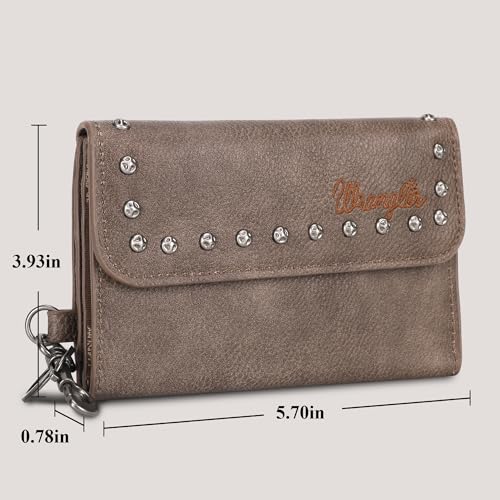 Wrangler Wallet for Women Slim Trifold Credit Card Cases & Money Organizers