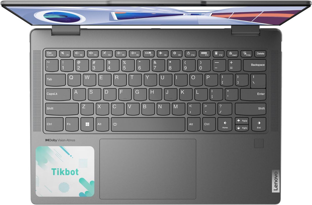 Lenovo Yoga 7i 14" 2.2K Touchscreen 16:10 2 in 1 0.69" Slim Laptop Intel Evo 10-Core i7-1355U 2 x Thunderbolt4 Wi-Fi 6 Long Battery Life - 12H Storm Grey Win11 W/Mouse Pad (16GB RAM | 512GB PCIe SSD)