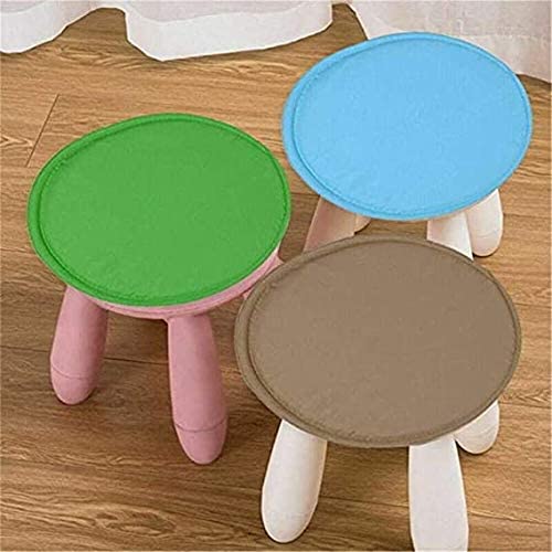 RAILONCH Indoor/Outdoor Chair Pads Round Seat Cushions Garden Patio Home Cushions - Diameter 38cm (2pcs,Dark Grey)