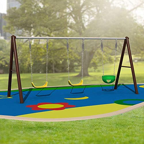 Heavy Duty Swing Spring for Hammock Chair, Porch Swing, Hammock Stands, Heavy Bag Mount, Innovative Conical Shape & Double Closed Ring Design Up to 400lbs, w/Locking Carabiners SELEWARE