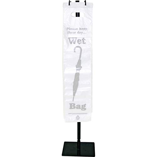 Tatco Wet Umbrella Stand, 10 Width x 40 Height, Powder Coated Steel, Black (57019)