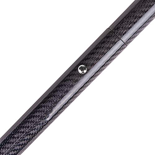 CKG Carbon Fiber Travel Sand Scoop Shovel Handle Universal Lightweight Pole for Beach Metal Detecting Long Rod with 28.5mm/1 1/8" Diameter