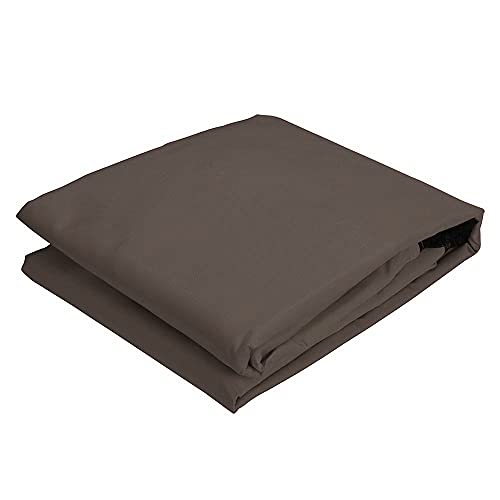 Instahibit 2 Tier 8' x 8' Replacement Gazebo Canopy Top UV30+ 200g/sqm Outdoor Patio Garden Cafe Pavilion Cover Brown