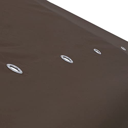 Instahibit 2 Tier 8' x 8' Replacement Gazebo Canopy Top UV30+ 200g/sqm Outdoor Patio Garden Cafe Pavilion Cover Brown