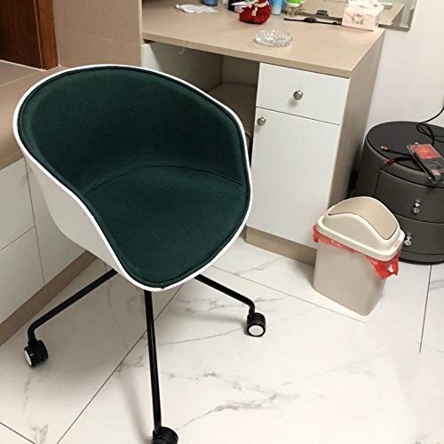 RENSLAT Case for Dining Chair, Study Chair, Fabric, Balcony, Leisure Backrest, Handrail, Metal, for Negotiations (Color : F)
