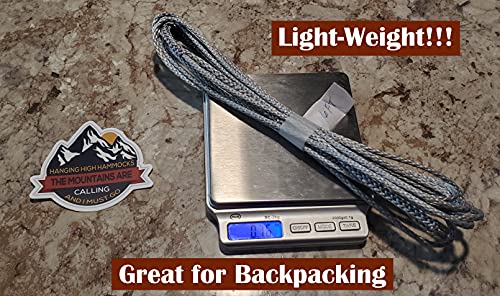 Hanging High Hammocks | Whoopie Slings 6 Foot | Ultralight Amsteel with Free Sticker | Adjustable Suspension System - Beaded