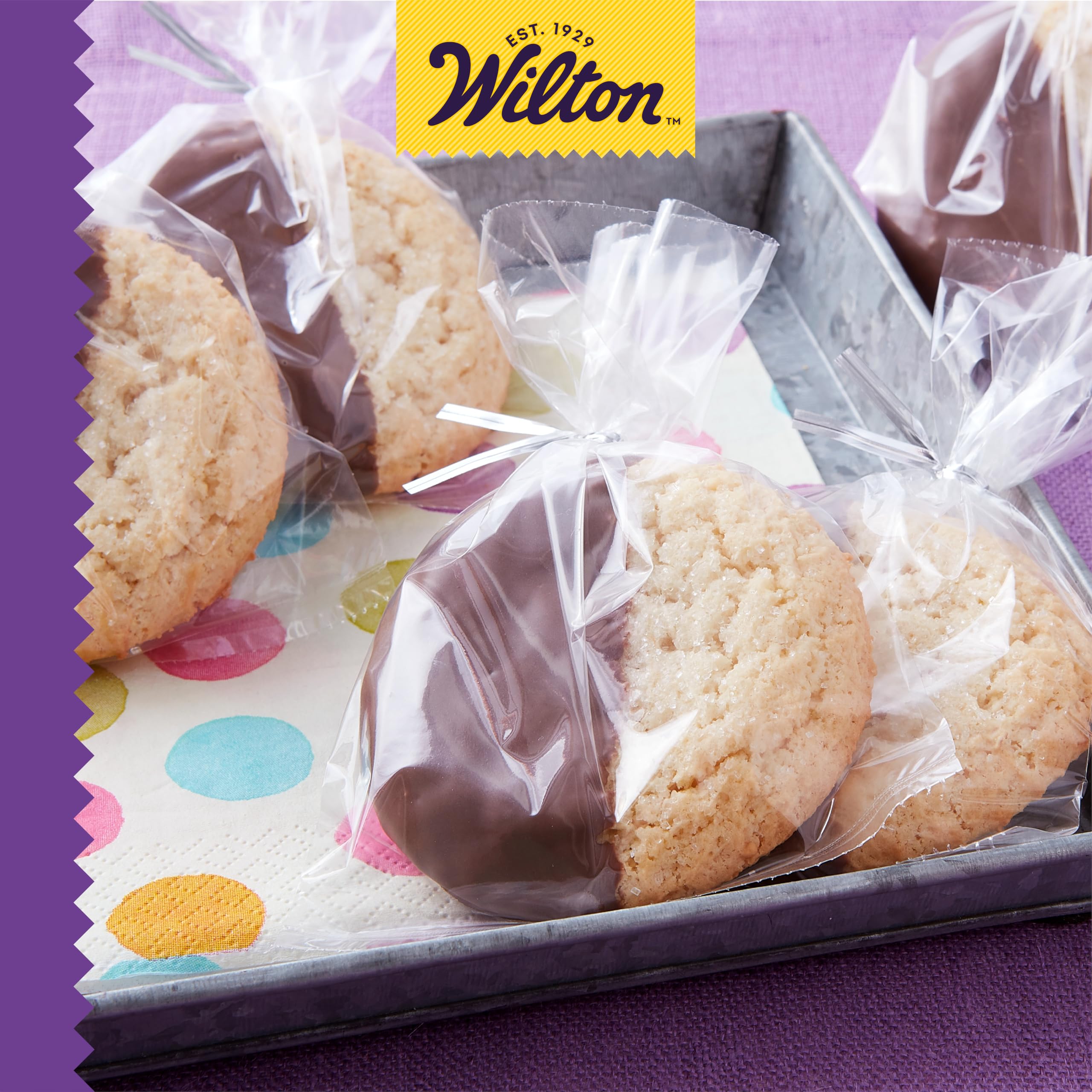 Wilton Party Bags 4"x9-1/2" (50/pkg-clear)