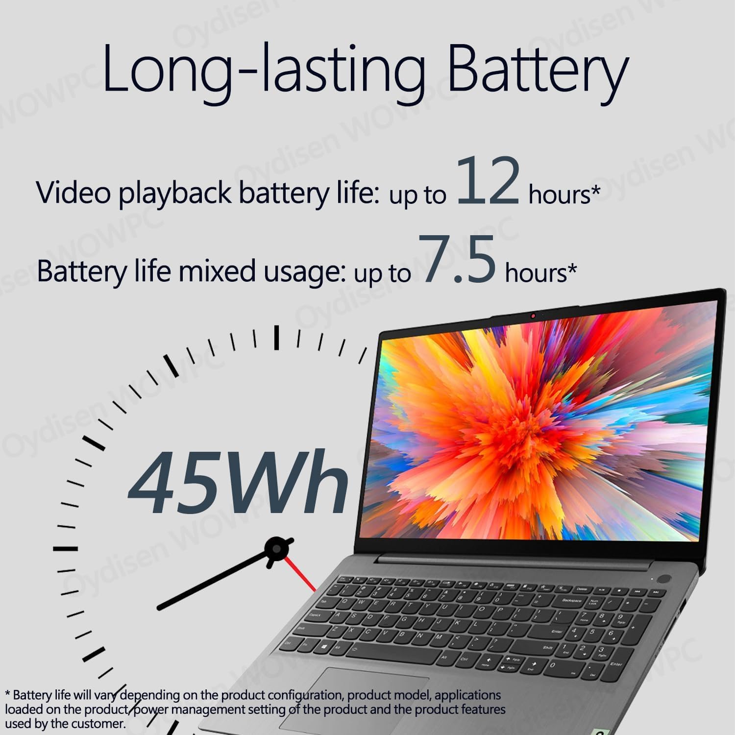 lenovo IdeaPad 3 15.6"" FHD Touchscreen Laptop, Intel Core i5-1135G7 Processor, 36GB RAM, 2TB SSD, Wi-Fi 6 & Bluetooth 5,Webcam Long Battery Life, Windows 11, Grey
