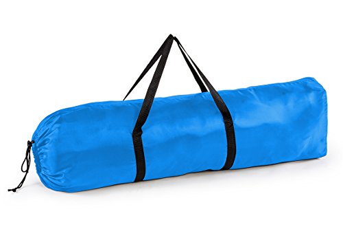 Trademark Innovations Loveseat Style Double Camp Chair, 40" L x 22" W x 31.5" H, Blue