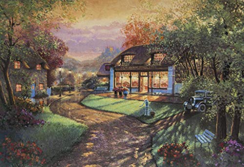 Village Stone (Nature Landscape Decor Art Framed)