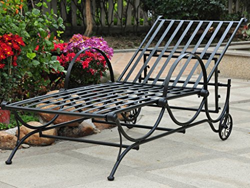 International Caravan Mandalay Single Multi-Position Chaise Lounge
