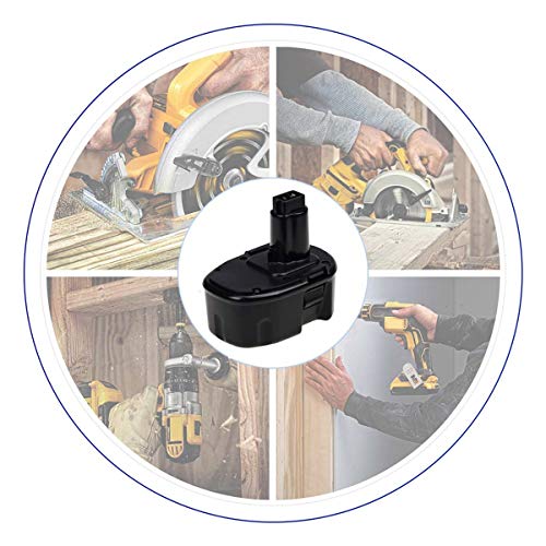 [Upgraded to 3600mAh] Ni-Mh Replacement Battery Compatible with Dewalt 14.4V Battery DC9091 DW9094 DC9091 DW9091 DW935 DE9038 DE9091 DE9092 Cordless Power Tools 1 Pack
