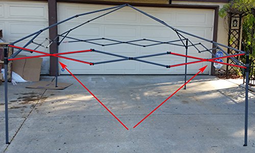 Quik Shade 10x10 Expedition EX100 Straight Leg Instant Canopy -Side Truss Bars 40" Replacement Part