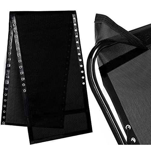 sailimu XL Zero Gravity Chair Replacement Fabric, Hook & Loop Fixed Top Sling Chair Fabric, Oversize Anti-Gravity Folding Lounge Repair Cloth Part for Outdoor Patio Beach Pool Lawn 63x21 Inches