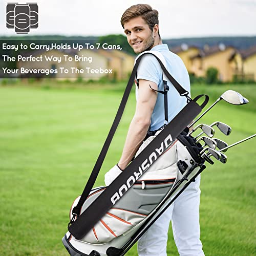 Beer Sleeve for Golf Bag, Insulated Cooler Sleeve Stores Up to 7 Cans Discreetly in Your Golf Bag - Keeps Canned Beverages Cold On The Golf Course - Fits Most Golf Bags Styles & Types