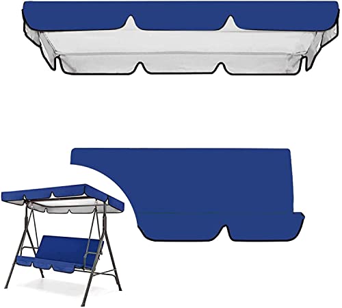 Waterproof Swing Ceiling Cover Swing Cover Garden Courtyard Anti-ash and Anti-Falling Sunshade Cover 210D Garden Protective Cover for 2/3-Seater-Swing 22.6.21