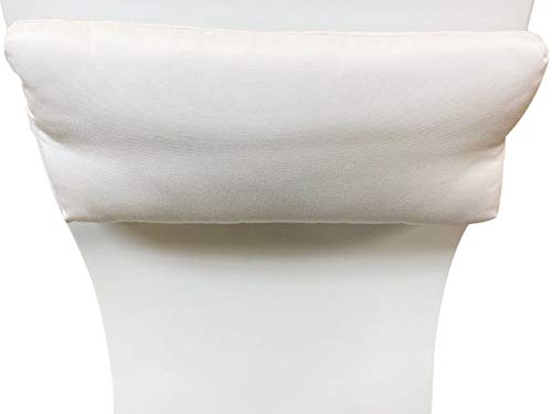 Sunbrella Headrest Pillow -fits Ledge Lounger (Natural (White))