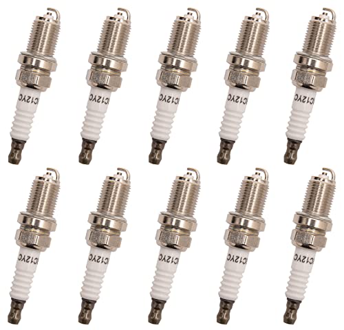 RC12YC Spark Plug for RC12YC Compatible with Briggs & Stratton 491055 491055S 491055T 72347GS 72347 805015 M78543 for Kohler 12 132 02, 12 132 02-S, 25 132 12-S (Pack of 10)