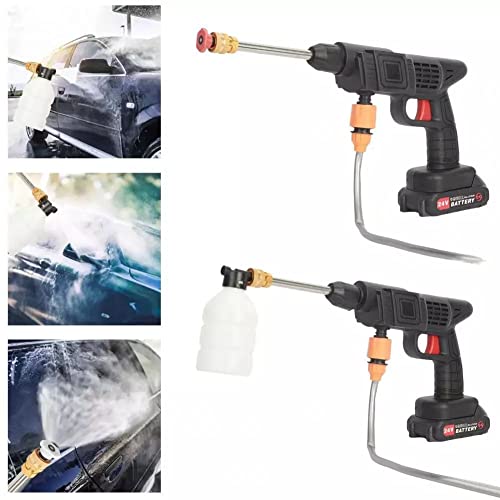 NEWSTYP 500W High Strength Wireless Pressure Washer 24V 15000Ah Wide Use Portable High Pressure Water Sprayer Multi-Function Washing Machine for Car