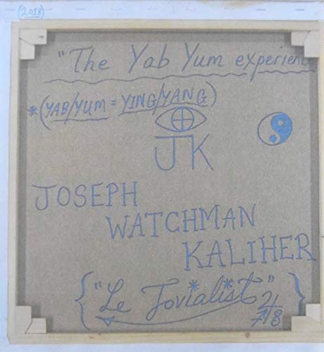 Joseph KALIHER (Texas 1970) THE YAB YUM (YIN YANG) EXPERIENCE OLIO su TELA 50x50